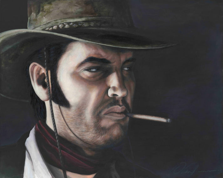 Elvis Presley Smoking – Dean Turner Art